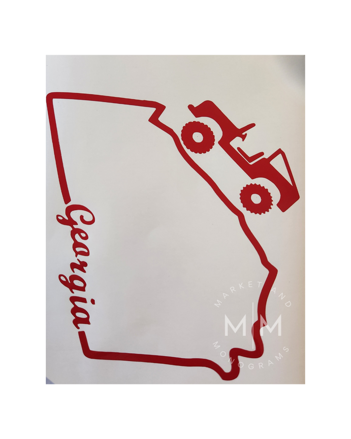 Jeep Window Decal – Market & Monograms
